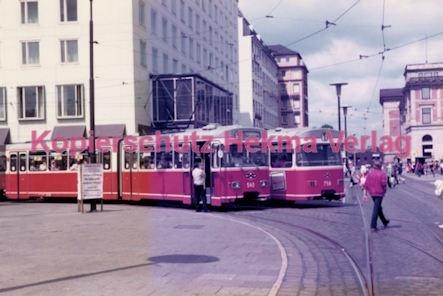 Bremen Straßenbahn - Hauptbahnhof - Linie 1 Wagen Nr. 540 und Nr. 756 ...
